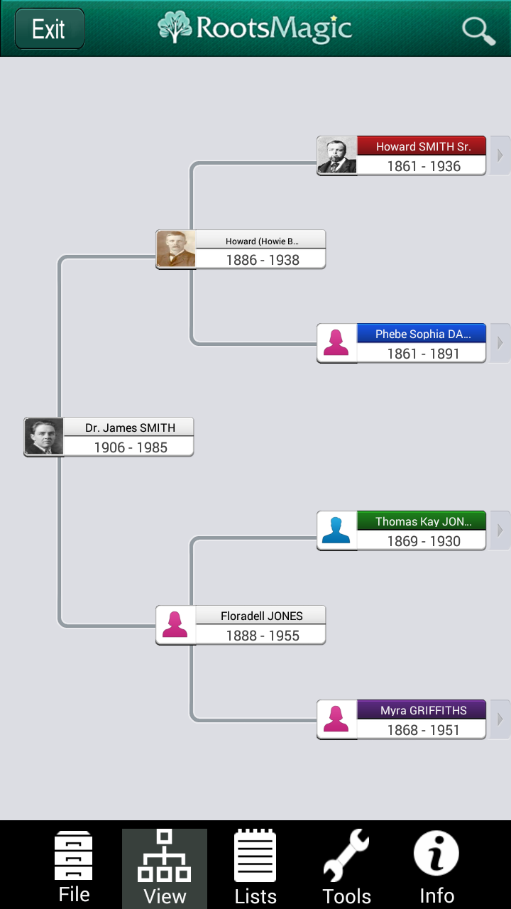 Datei:RootsMagic App Phone PedigreeView.png – GenWiki