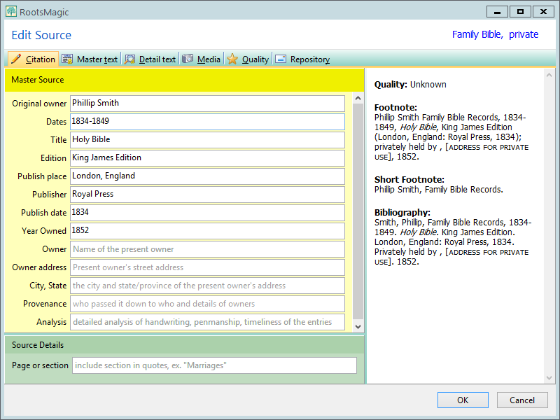 Datei:RootsMagic RootsMagic SourceScreen.png – GenWiki